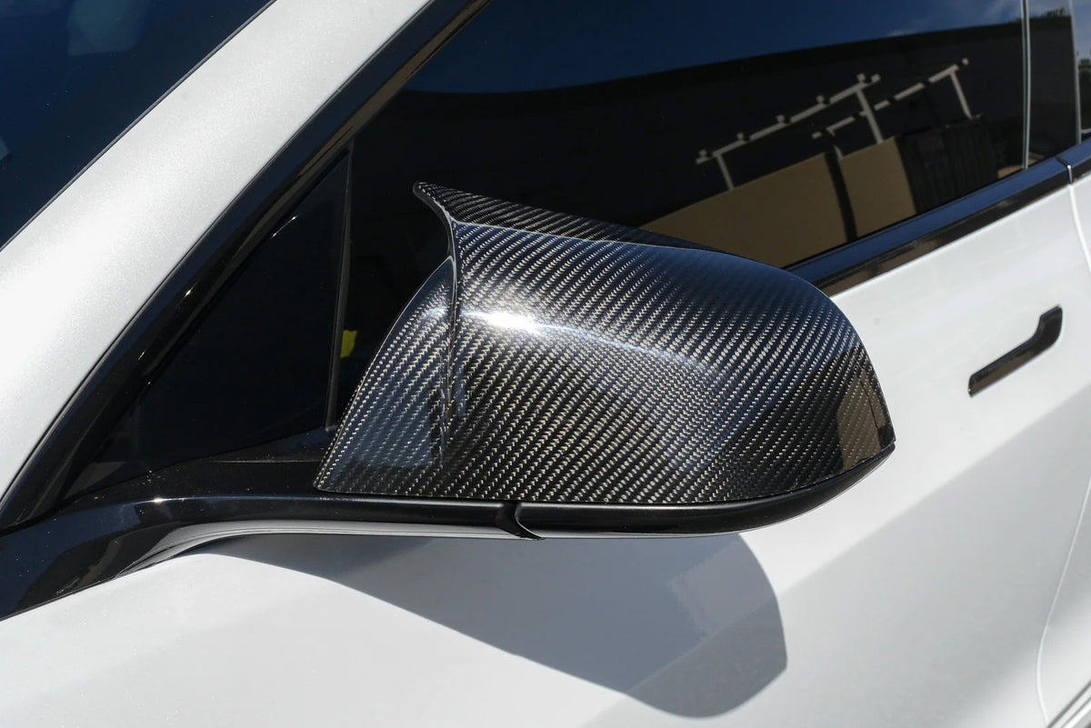 Tesla Model 3 Carbon Fiber Mirror Covers – 1ne Performance