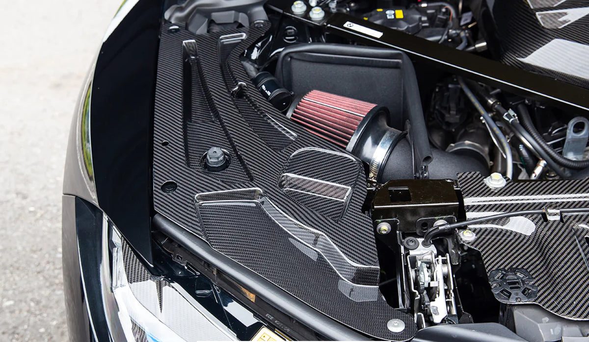 BMW G8X M3 and M4 Engine Bay Carbon Fiber Trim Set – 1ne Performance